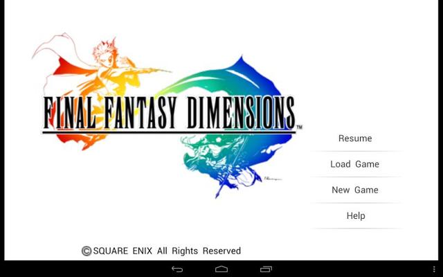 Final Fantasy Dimensions - WListDB